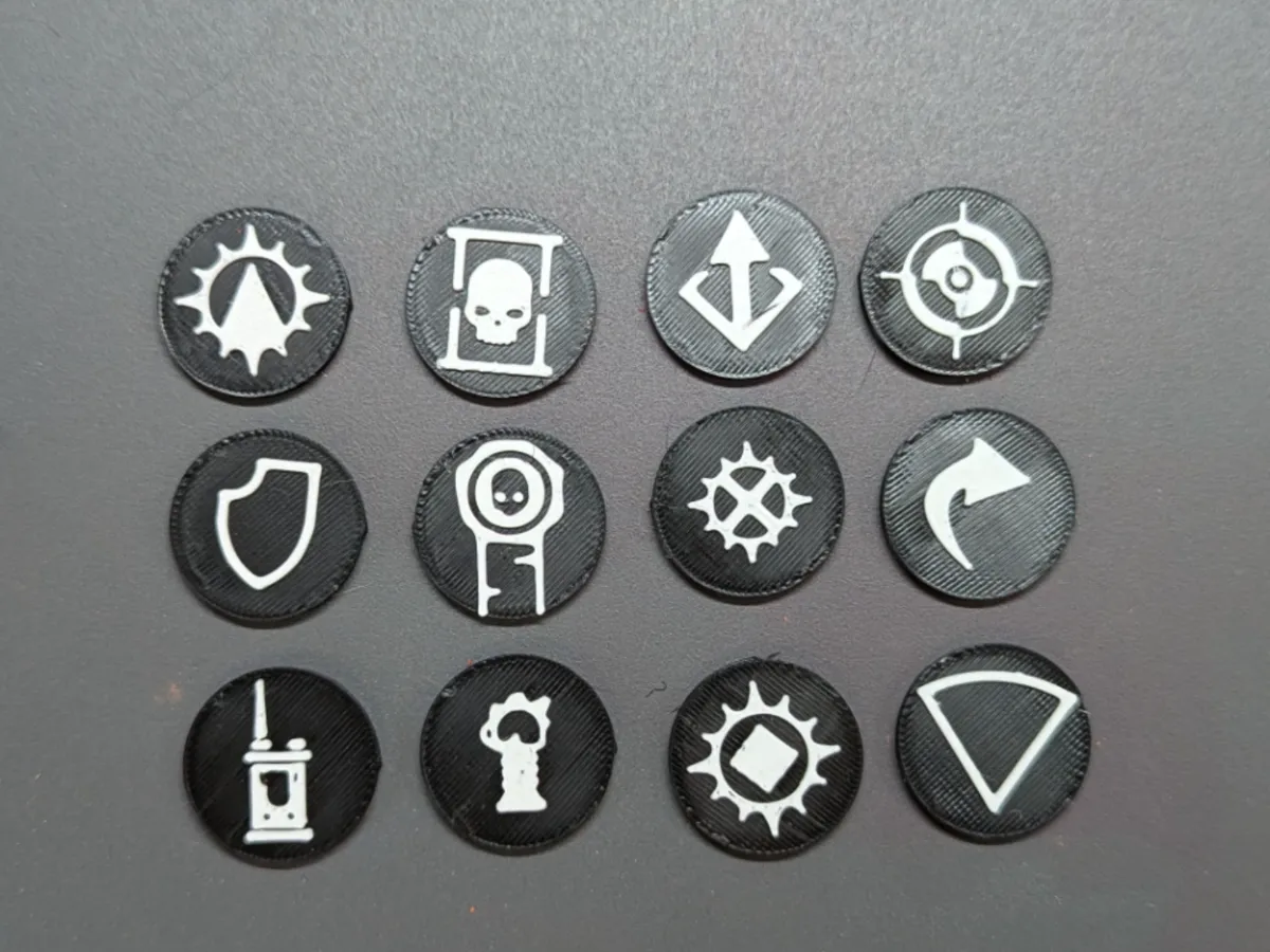 Kill Team Angels of Death Tokens - Free 3D Print Model - MakerWorld