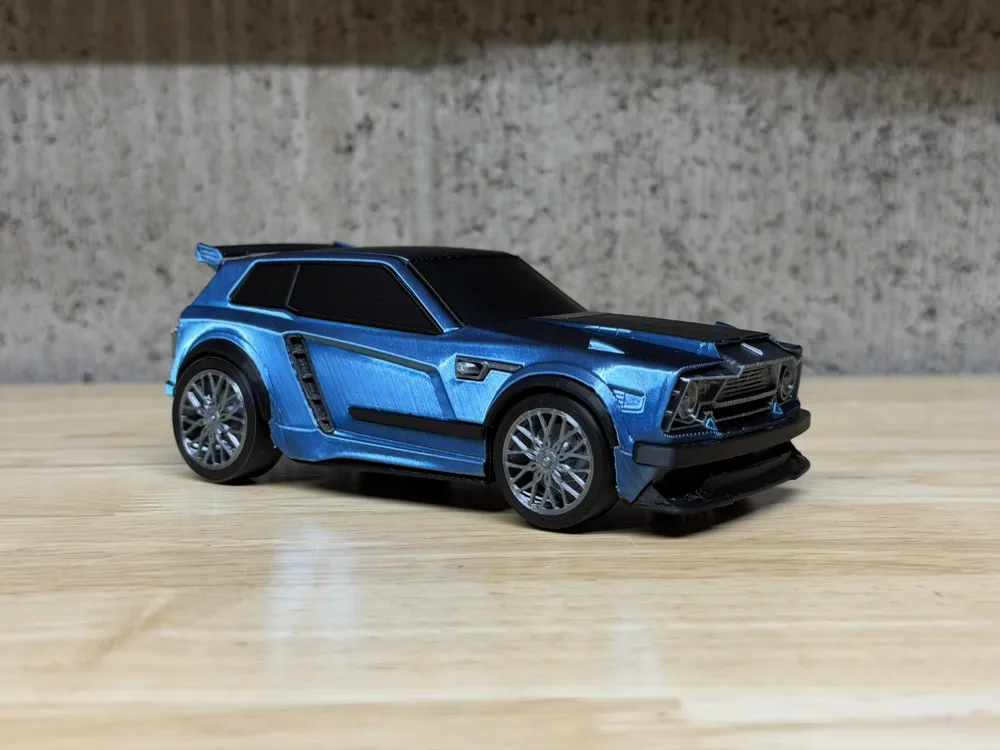 Rocket League Fennec - NO AMS - Free 3D Print Model - MakerWorld