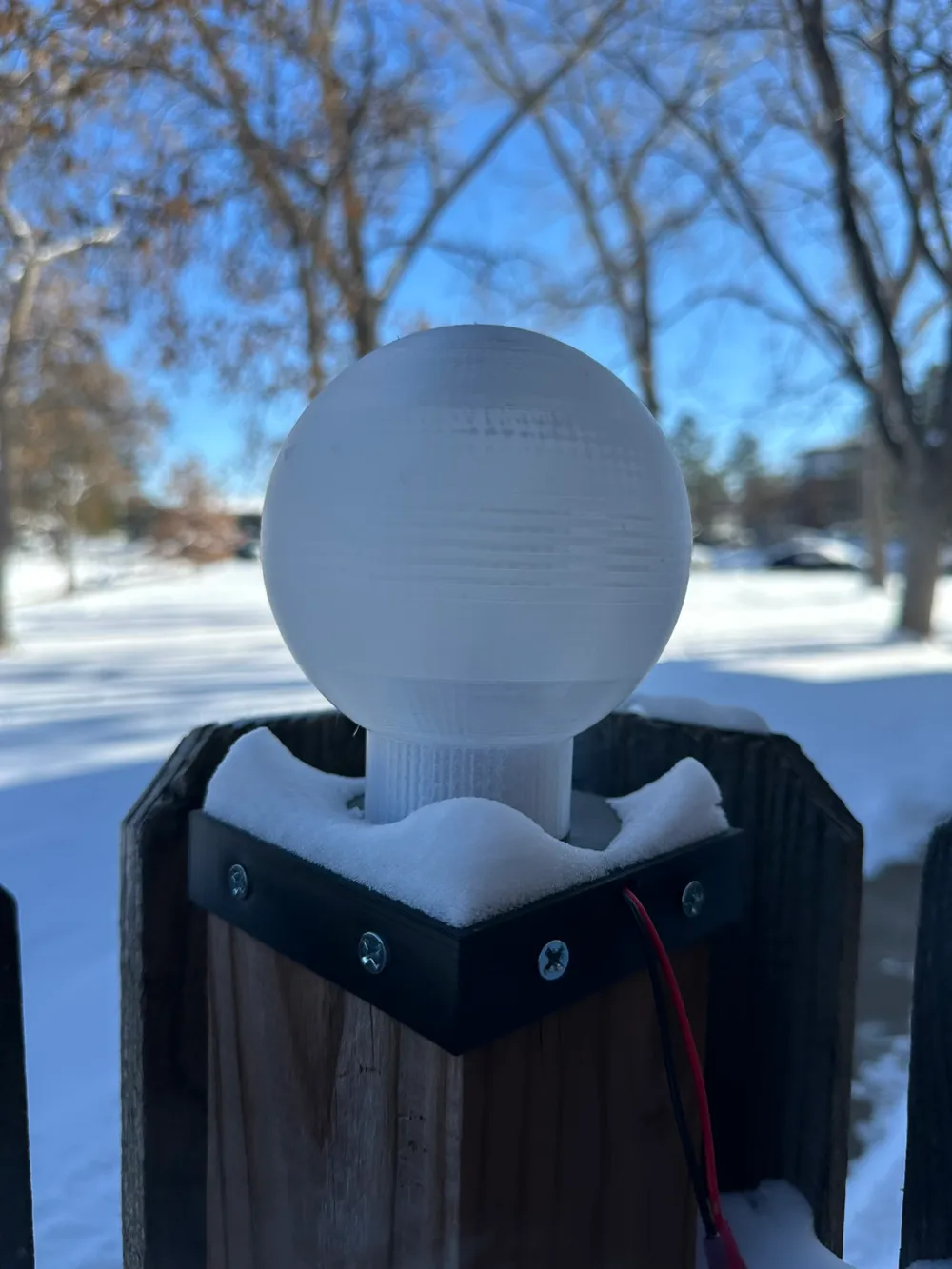 4x4 Fence Post Light Mount - Free 3D Print Model - MakerWorld