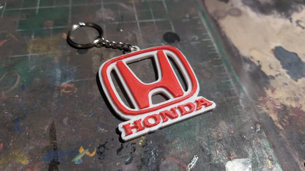 Honda Keychain - Free 3D Print Model - MakerWorld