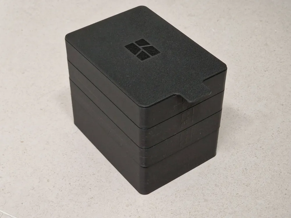 Stackable A1 (+Mini) Box 2cm Higher version Remixed by bambi3 - MakerWorld