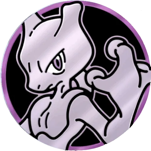 Mewtwo Coin (Pokemon TCGP) by CarlThePumpkinMan - MakerWorld