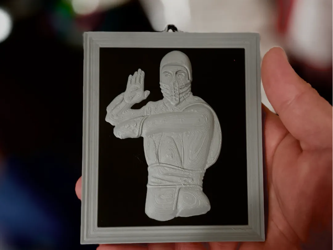 1990's Movie Scorpion Relief Sculpture - Free 3D Print Model - MakerWorld