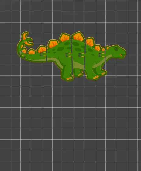 Flexi Stegosaurus - Free 3D Print Model - MakerWorld