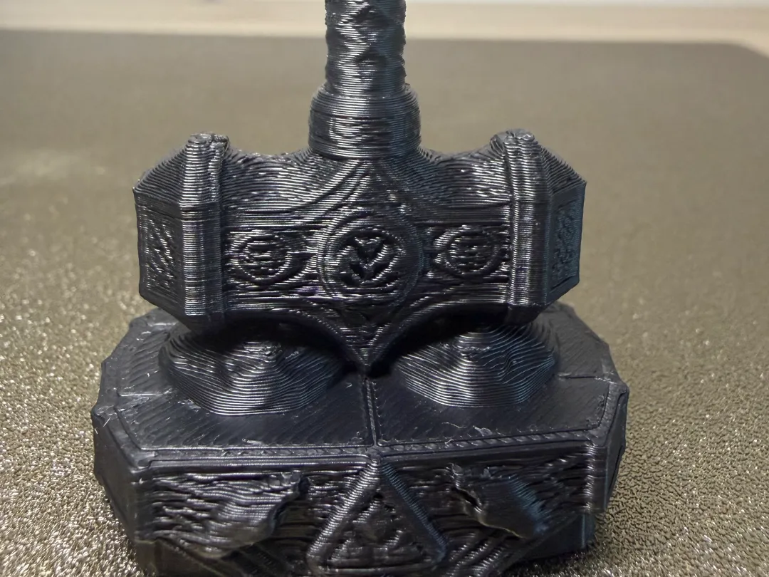 Mjölnir - Thor`s hammer statue - Free 3D Print Model - MakerWorld