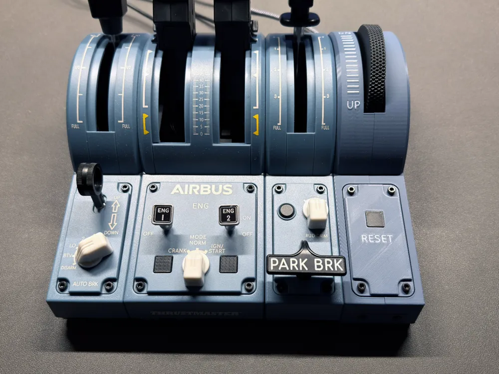 Thrustmaster TCA Quadrant Trim Wheel Extension by Eccodyne MakerWorld ...