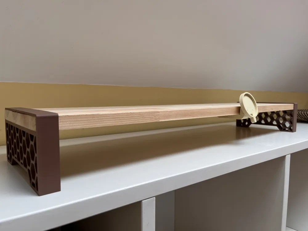 Customizable/scalable desk shelf / monitor riser - Free 3D Print Model ...
