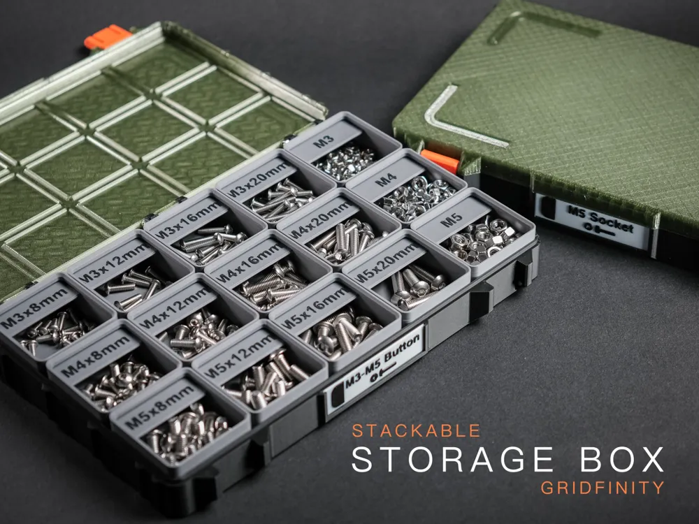 Storage Box Gridfinity - Free 3D Print Model - MakerWorld