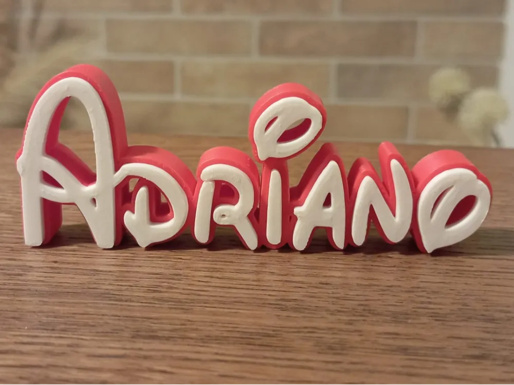 Adriano Disney Name Sign Decorate Room child Birth by Fabbiotto ...