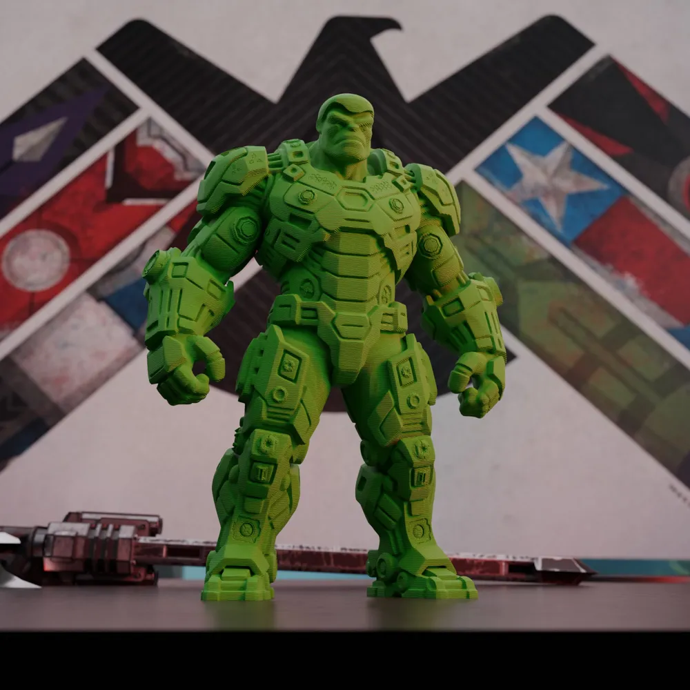 Mecha Hulk - Free 3D Print Model - MakerWorld
