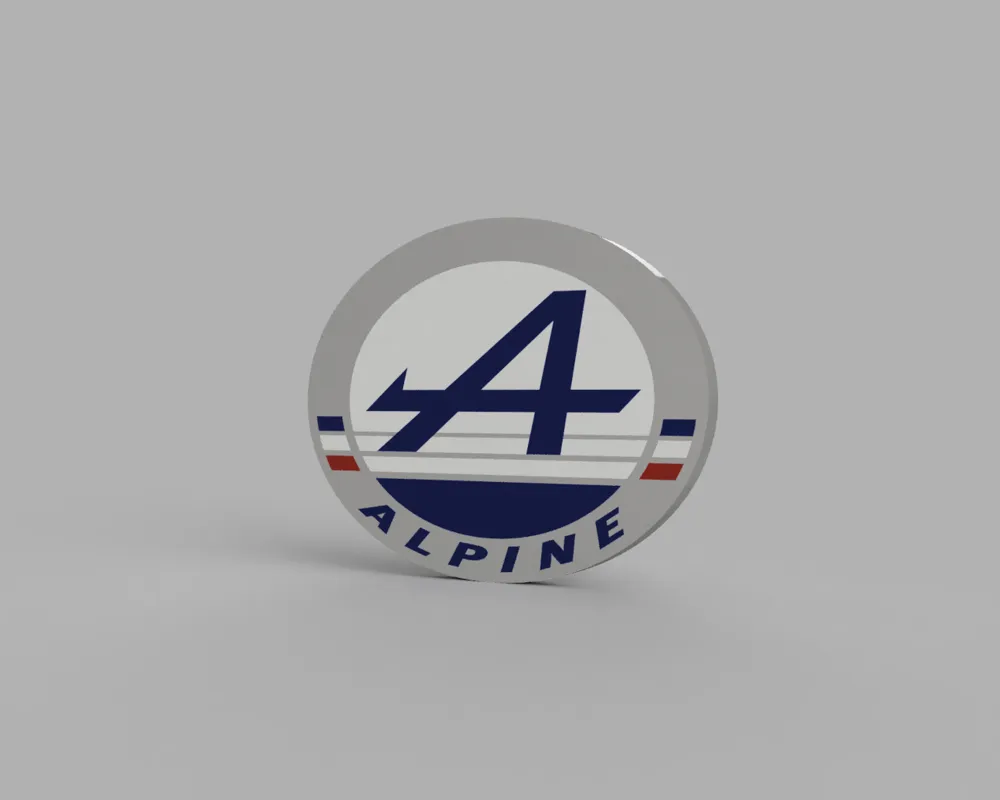 ALPINE badge - Logo by Greg.60 - MakerWorld