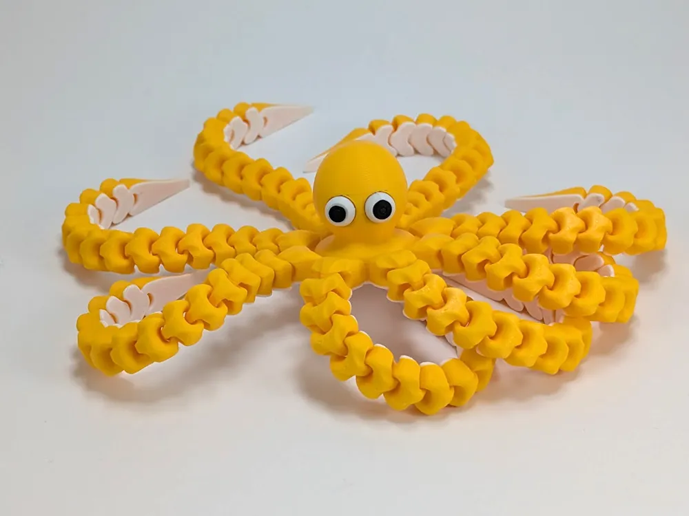Articulated Octopus Mini Version - Free 3D Print Model - MakerWorld