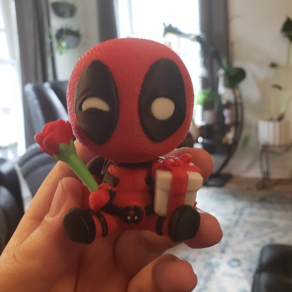 Deadpool Chibi Valentine by VRsculpts MakerWorld: Download Free 3D Models