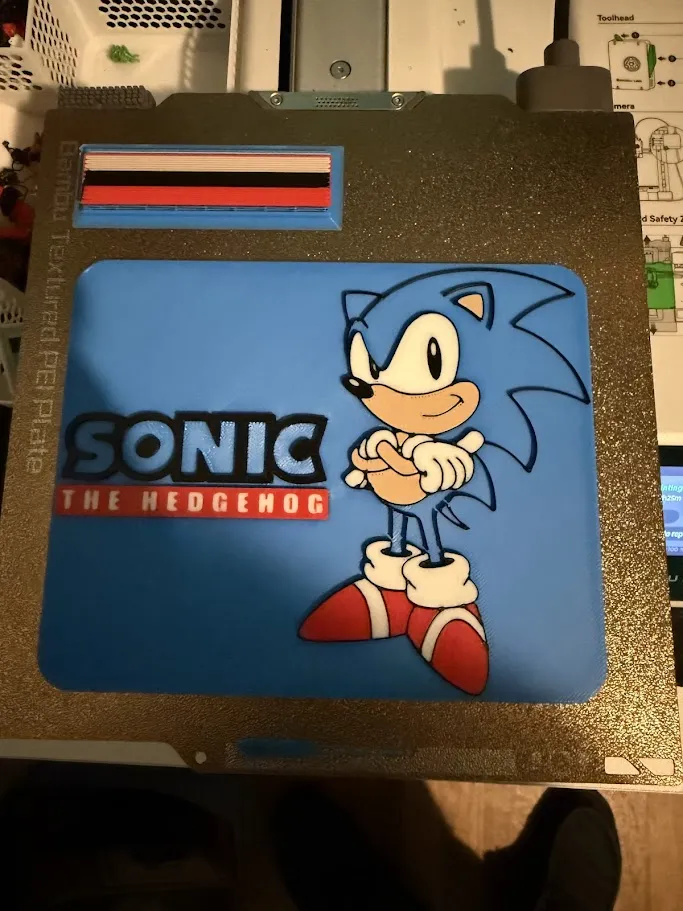 Sonic The Hedgehog - Free 3D Print Model - MakerWorld