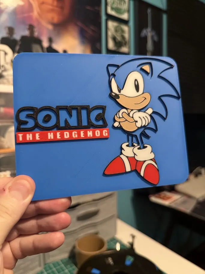 Sonic The Hedgehog - Free 3D Print Model - MakerWorld