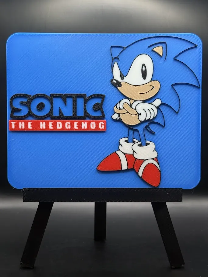 Sonic The Hedgehog - Free 3D Print Model - MakerWorld