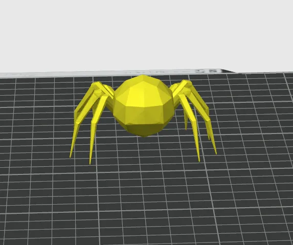 Low-Poly Spider - Free 3D Print Model - MakerWorld