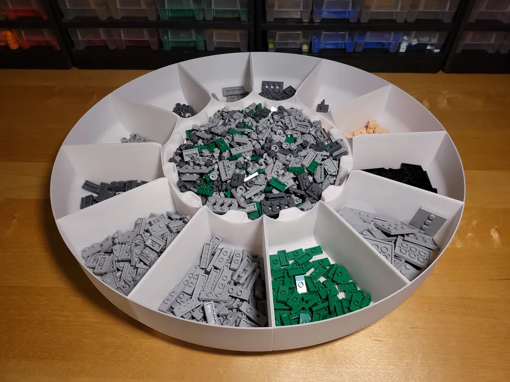 Modular sorting tray for small parts by nirastich MakerWorld: Download ...