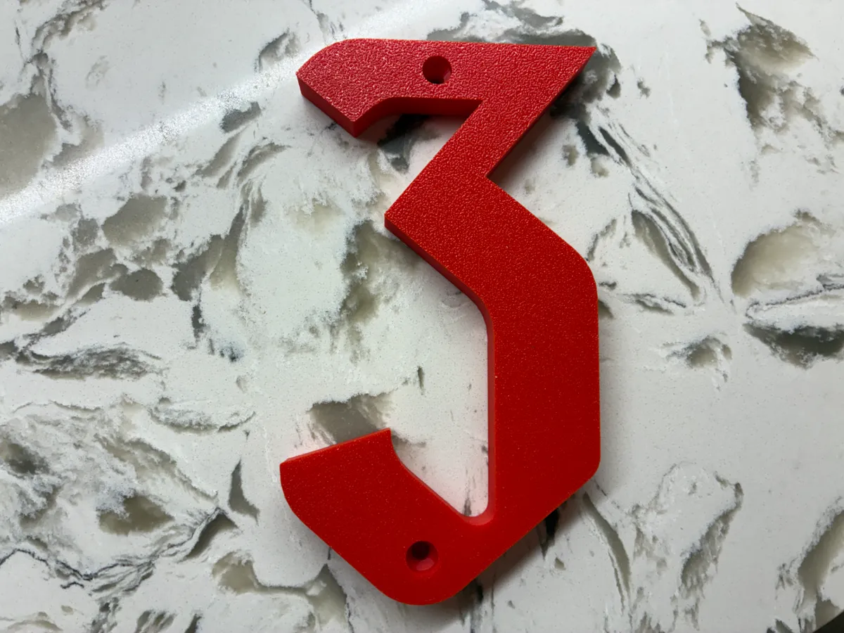 HOUSE NUMBERS 6 INCH BOLD STYLZ SCRIPT - Free 3D Print Model - MakerWorld