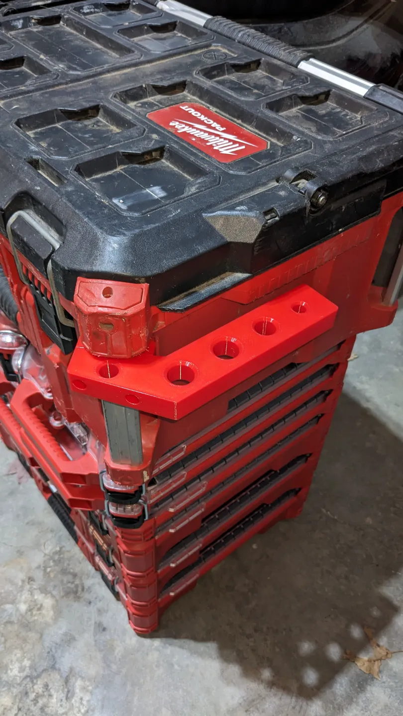 Pry Bar Rail Mount For Milwaukee Packout Boxes by CK Designs MakerWorld ...