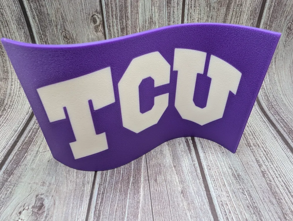 TCU Flag by Sage Prints and Design - MakerWorld