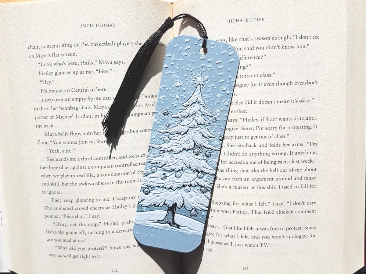 Christmas Tree Bookmark, Hueforge by Dame Jo MakerWorld: Download Free ...