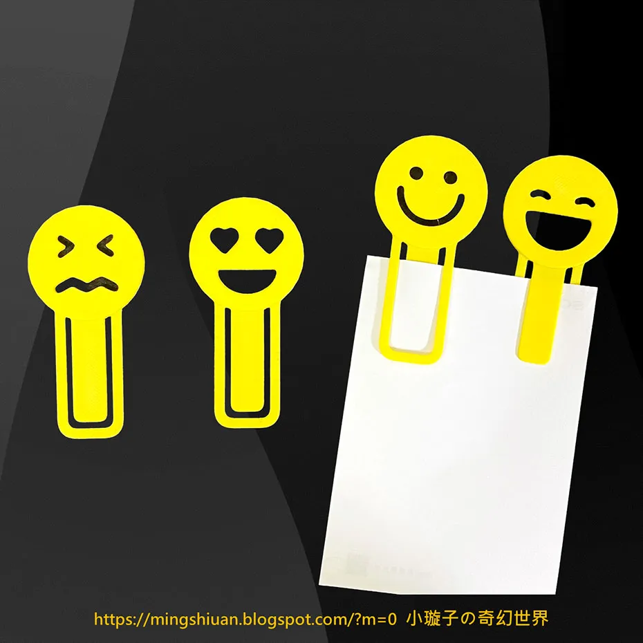 Emoji Bookmark - 01 by mingshiuan99 MakerWorld: Download Free 3D Models