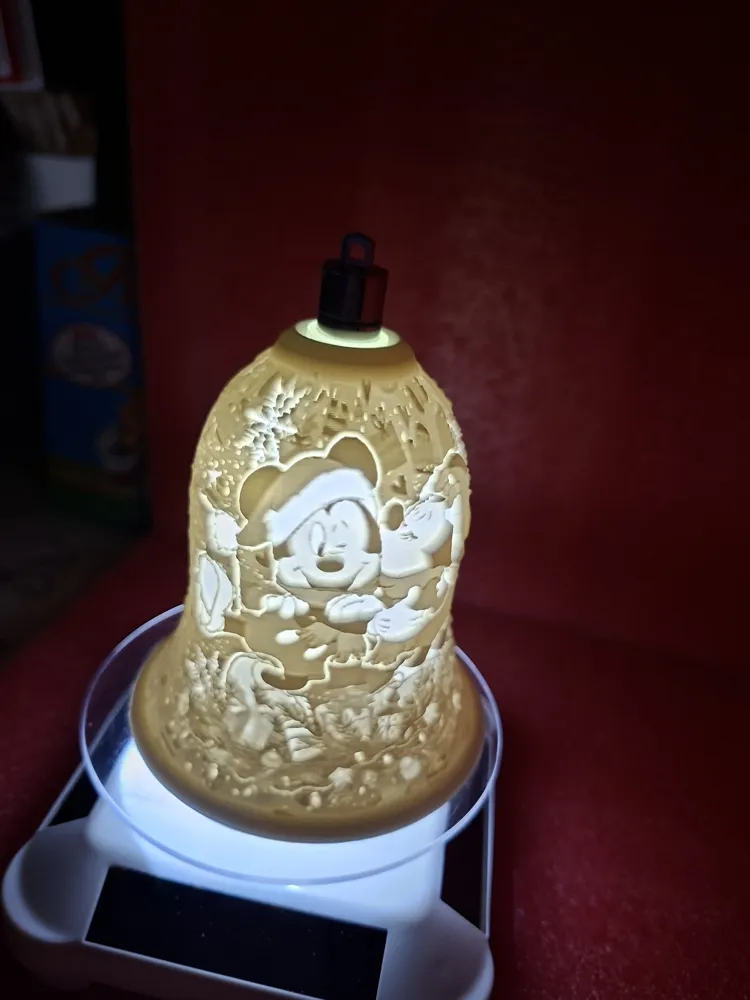 Disney bulb bell by BARAKALDESAMANITAS MakerWorld: Download Free 3D Models