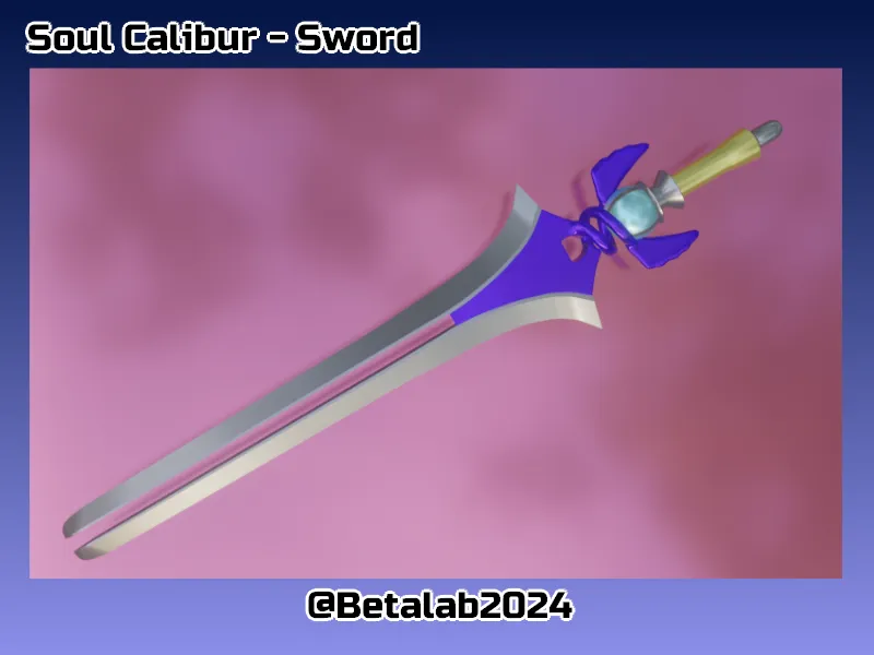 Miniature Replica - Soul Calibur - Sword - Free 3D Print Model - MakerWorld