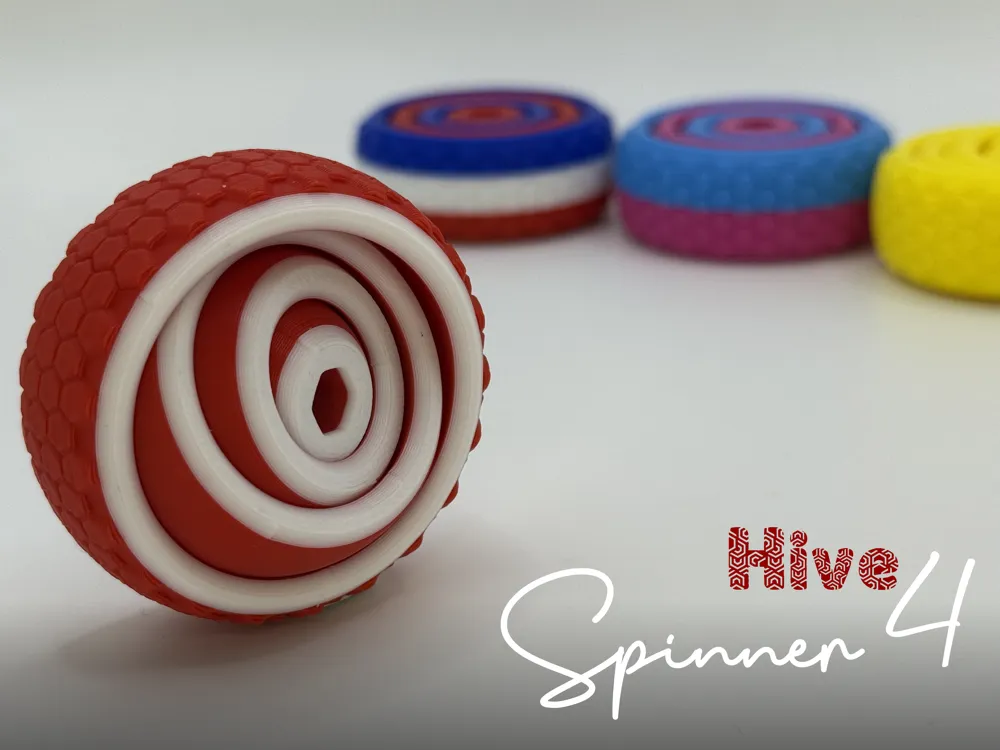 Spinner4 Hive Fidget Spinner by MalcTheOracle MakerWorld: Download Free ...