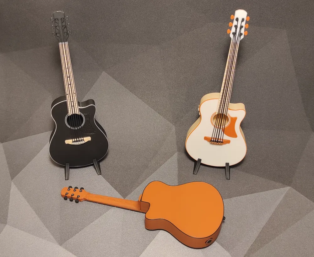 Guitar for picks, sd cards and more! - Free 3D Print Model - MakerWorld
