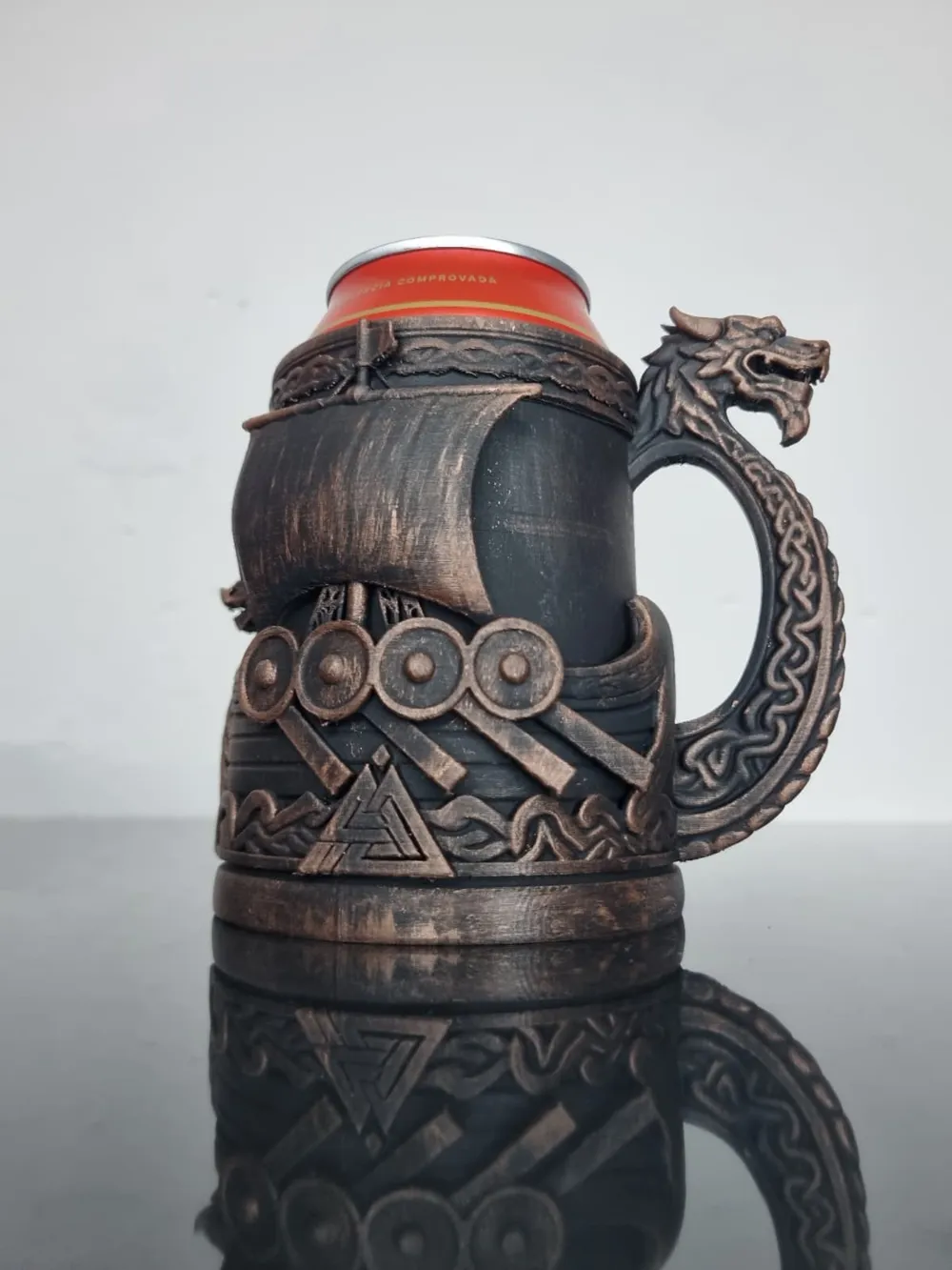 Viking Can Holder 330 ml on the High Seas - Free 3D Print Model ...