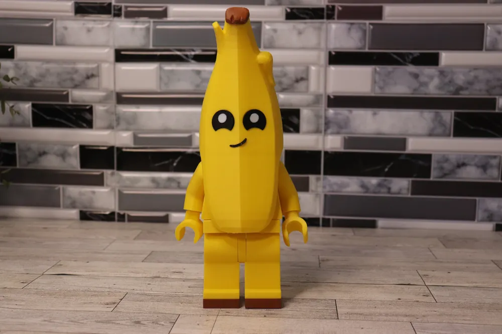 Fortnite Big Brick *Peely* Megafig 500% - Free 3D Print Model - MakerWorld
