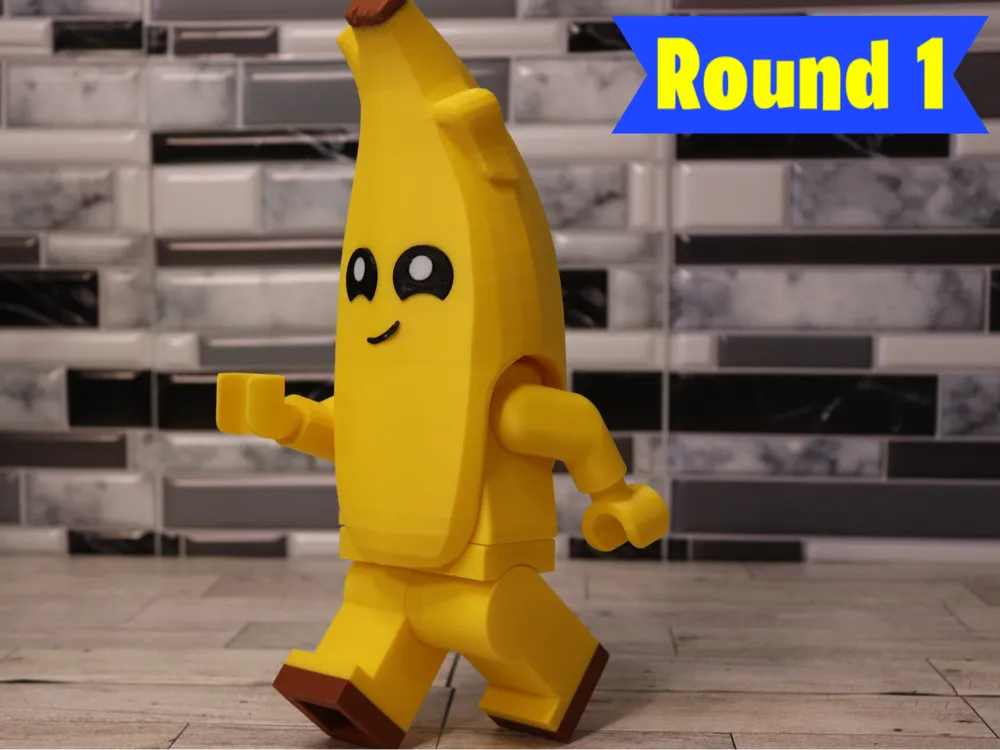Fortnite Big Brick *Peely* Megafig 500% - Free 3D Print Model - MakerWorld