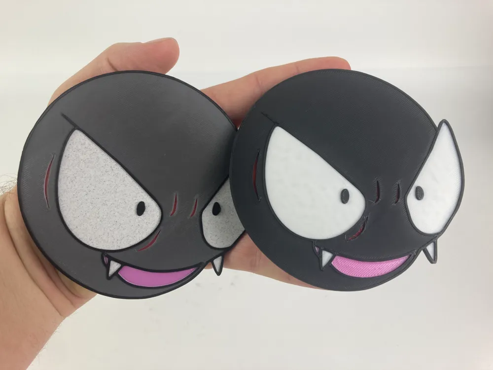 2D art - Gastly by 3DNestCZ - MakerWorld