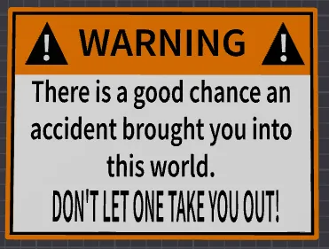 Warning sign by RI printing - MakerWorld