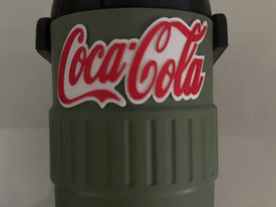 Logo for Can cooler - cola - Free 3D Print Model - MakerWorld