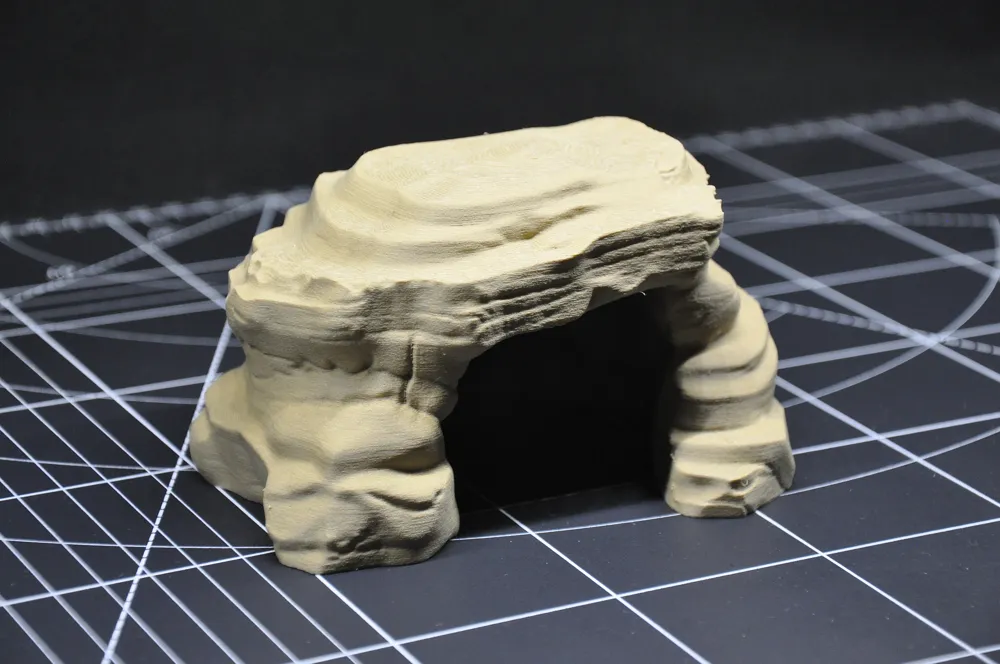Desert Stone Cave - Terrarium & Aquascape Decor - Free 3D Print Model ...