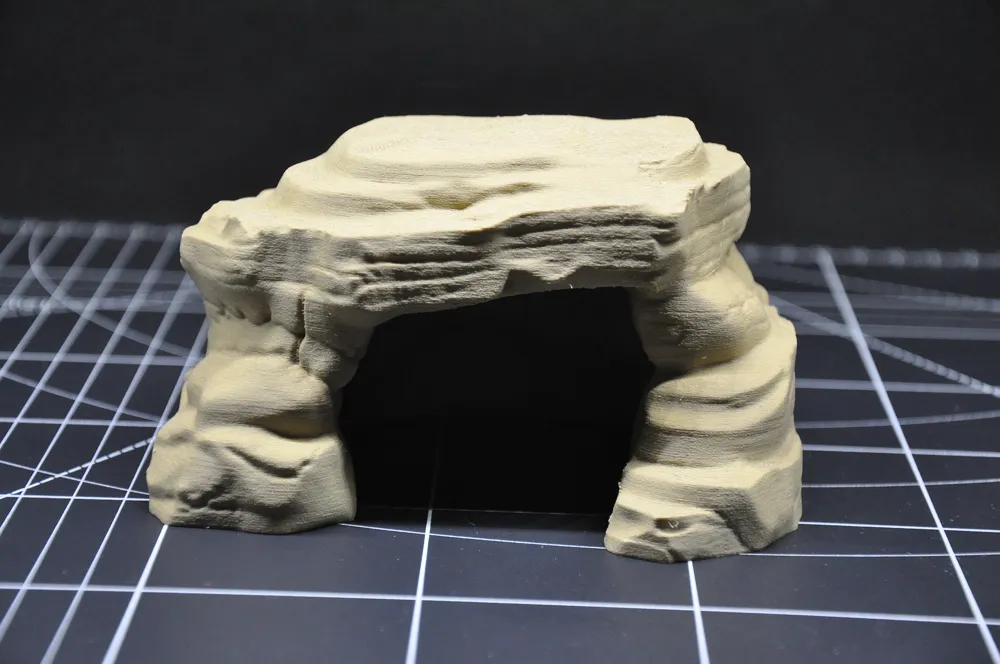 Desert Stone Cave - Terrarium & Aquascape Decor - Free 3D Print Model ...