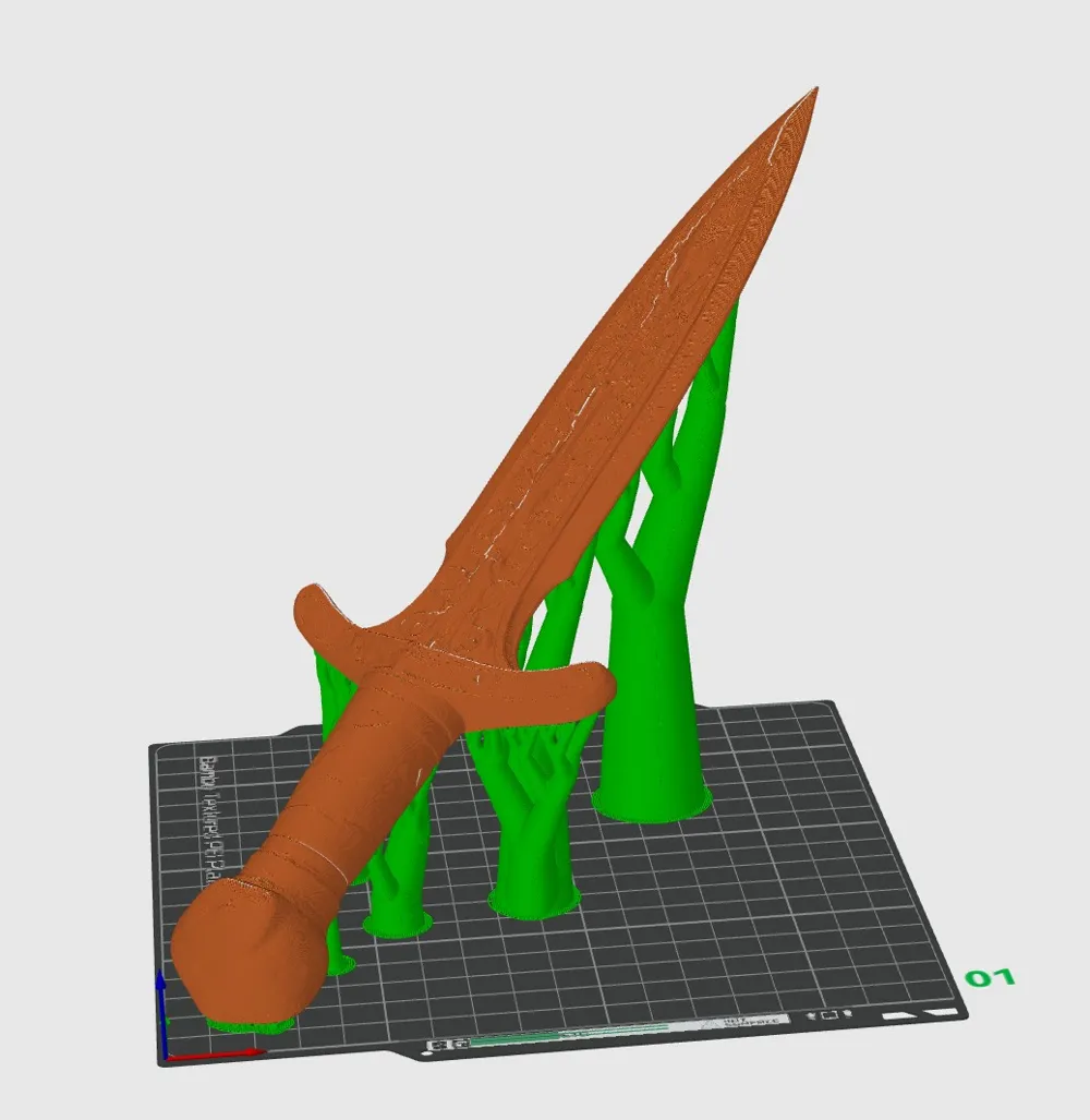 Viking dagger - Free 3D Print Model - MakerWorld