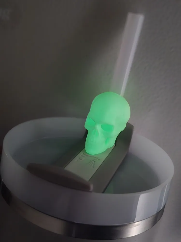 Halloween Skull Straw Topper - Free 3D Print Model - MakerWorld