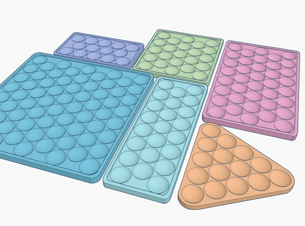 Scalable Sorting Trays x 6 by Triple G Workshop - MakerWorld