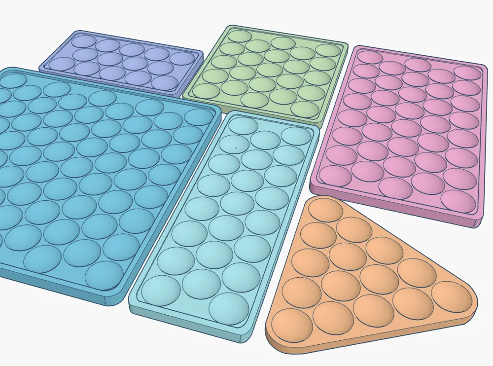 Scalable Sorting Trays x 6 by TripleGWorkshop - MakerWorld