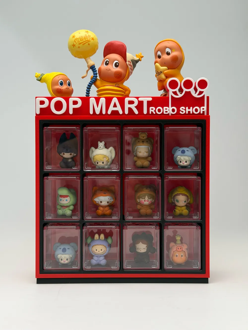 POP MART Moe Figures Display Box - Free 3D Print Model - MakerWorld