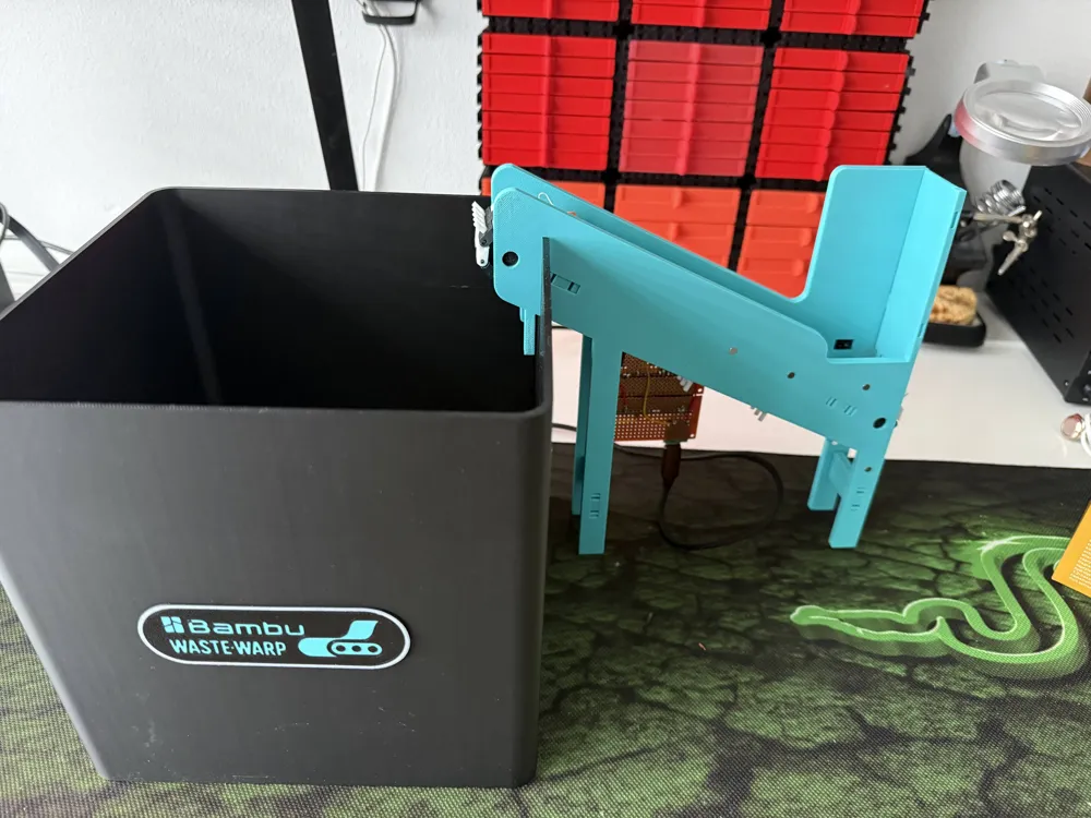 Filament poop waste disposer - Wastewarp V3 - Free 3D Print Model ...