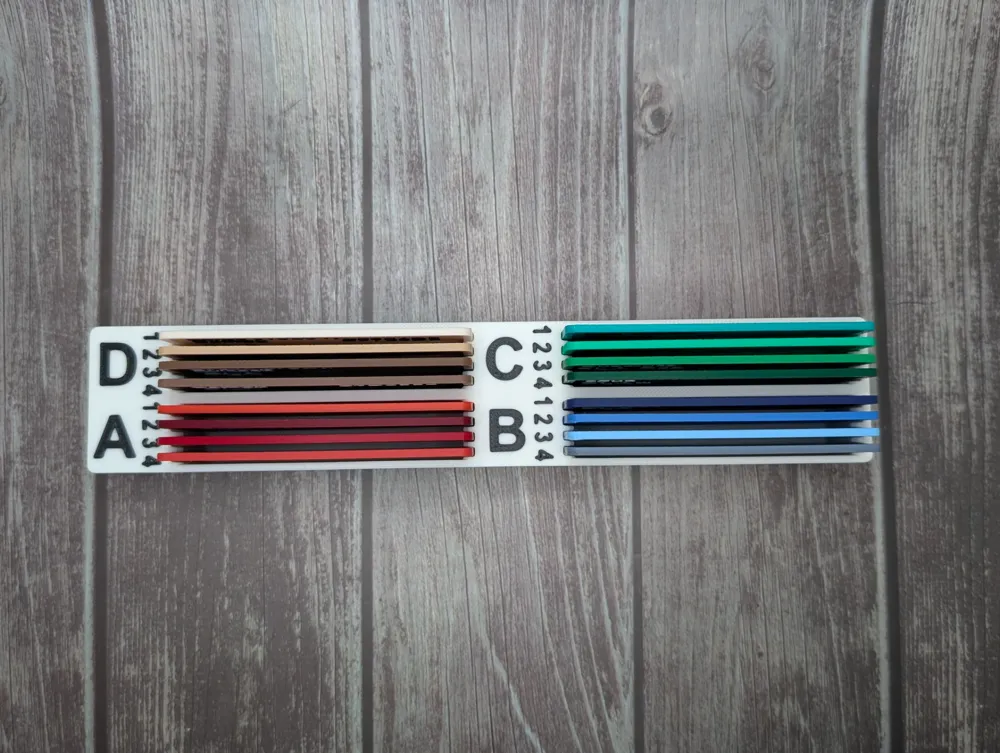 AMS Filament Sample Holder – 4 AMS unit Cubed by Sage Prints and Design ...