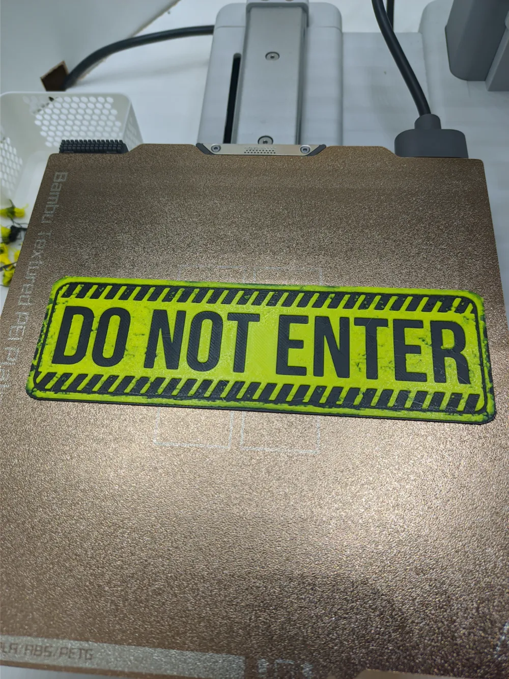 Sign #9 - Do Not Enter Sign Plate HueForge by 💡 SimplePrint - MakerWorld