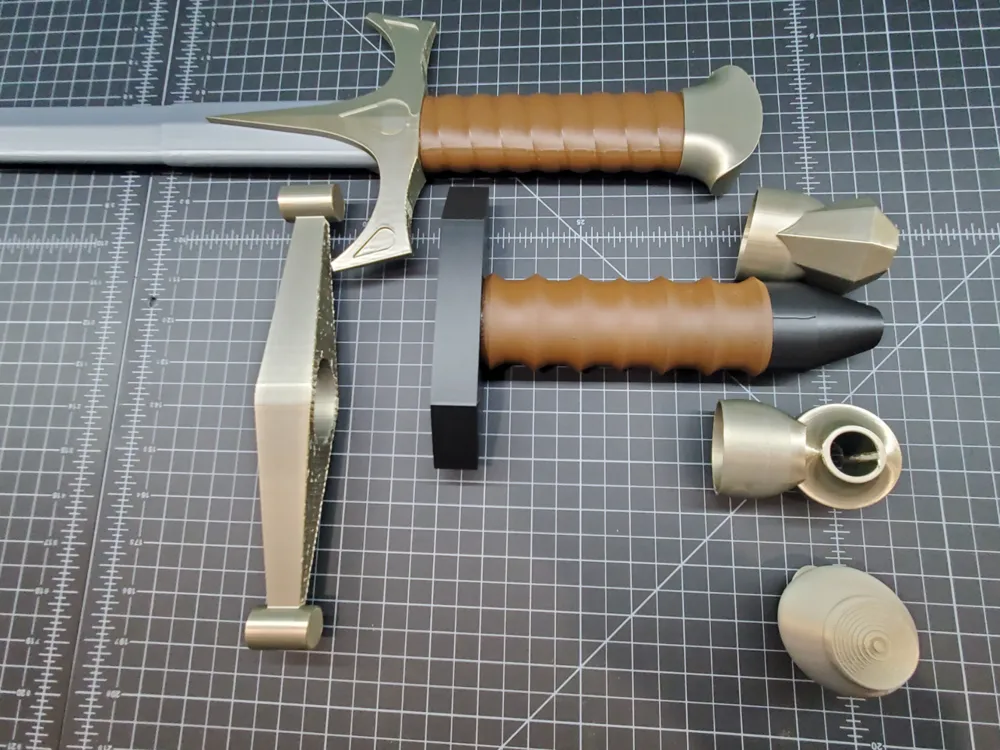 Modular Collapsing Sword(40 combinations!) by Kevin989niveK MakerWorld ...
