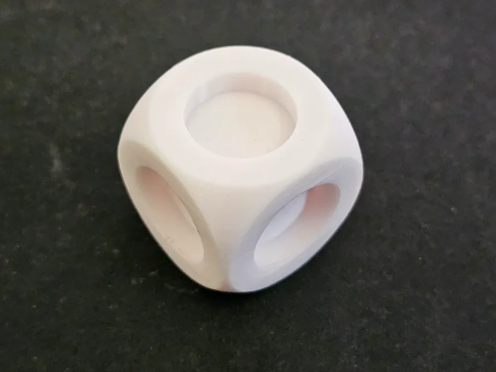 Dice with colored inserts (customizable; no AMS required) by AU3D ...