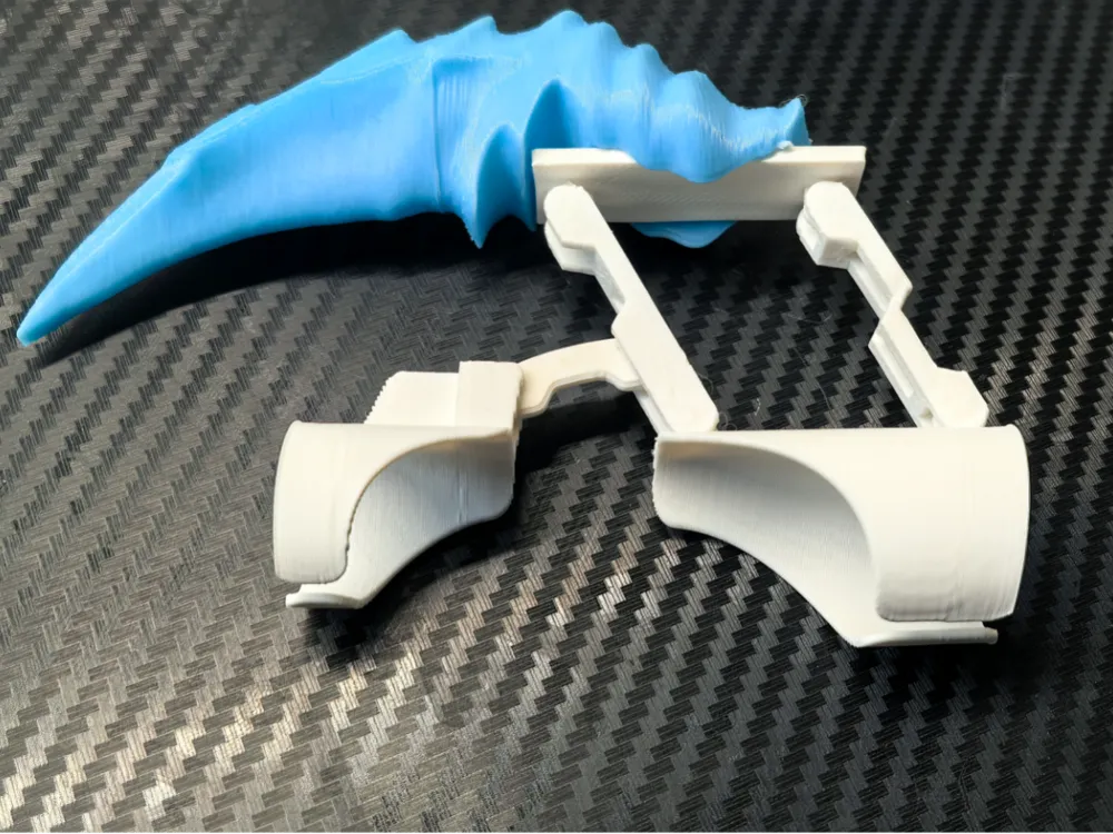 Extendable finger (glue-free, Version without glue) Quick print by user ...